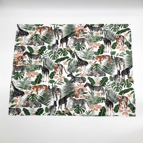 Unbranded | Office | Zoo Animal Jungle Fat Quarter Fabric Square 0 ...